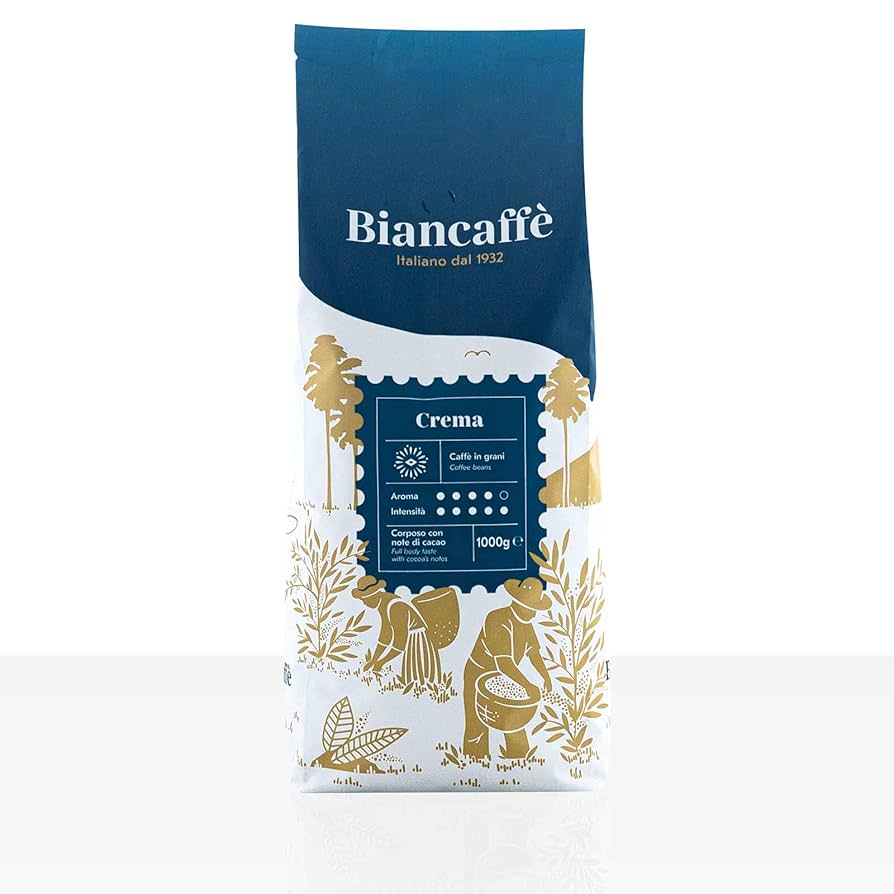 Biancaffè Espresso Crema Whole Beans Coffee 1Kg – Coffee Zone Misr